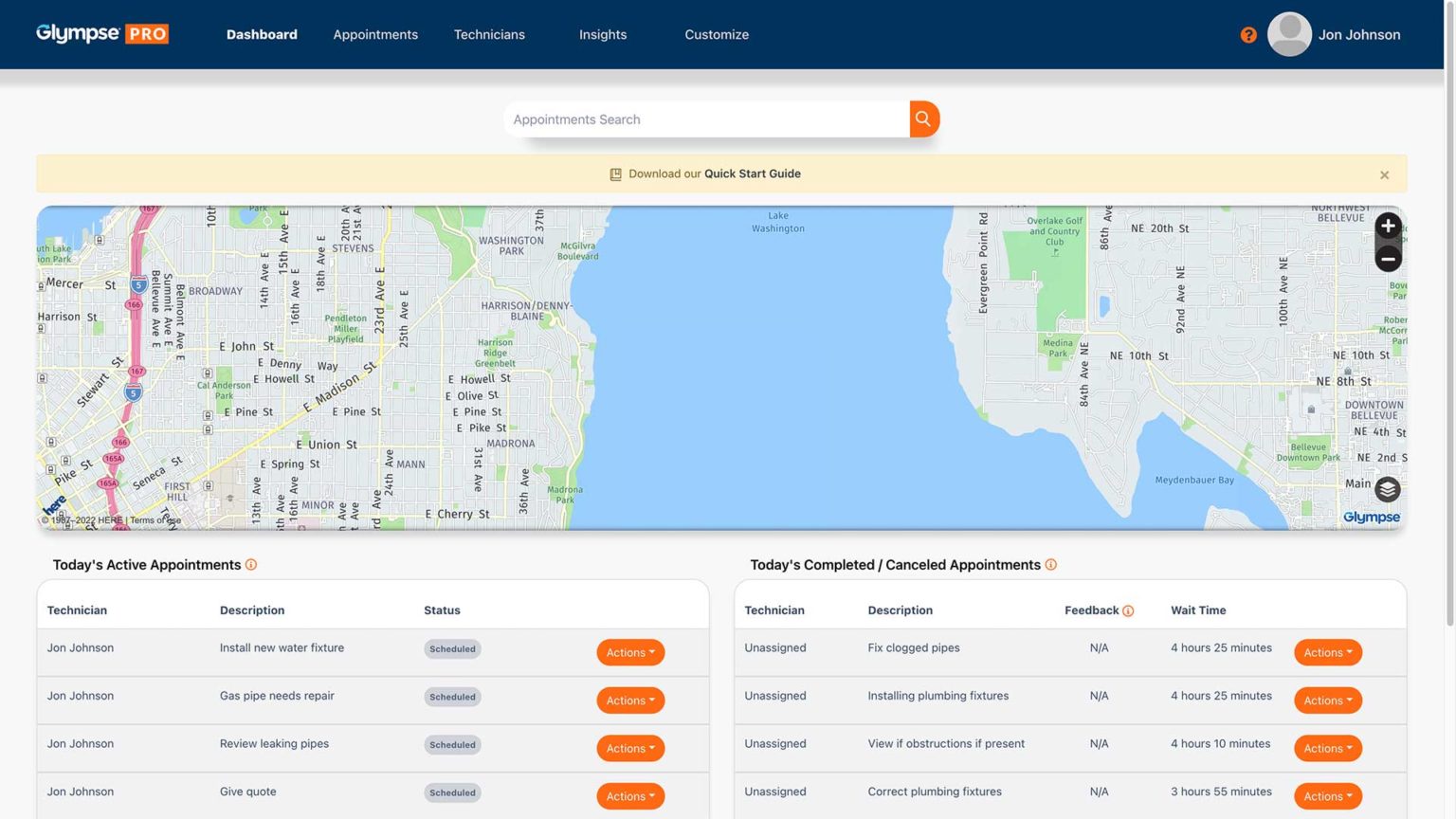 Glympse PRO for Field Services, Delivery and Logistics - Glympse PRO