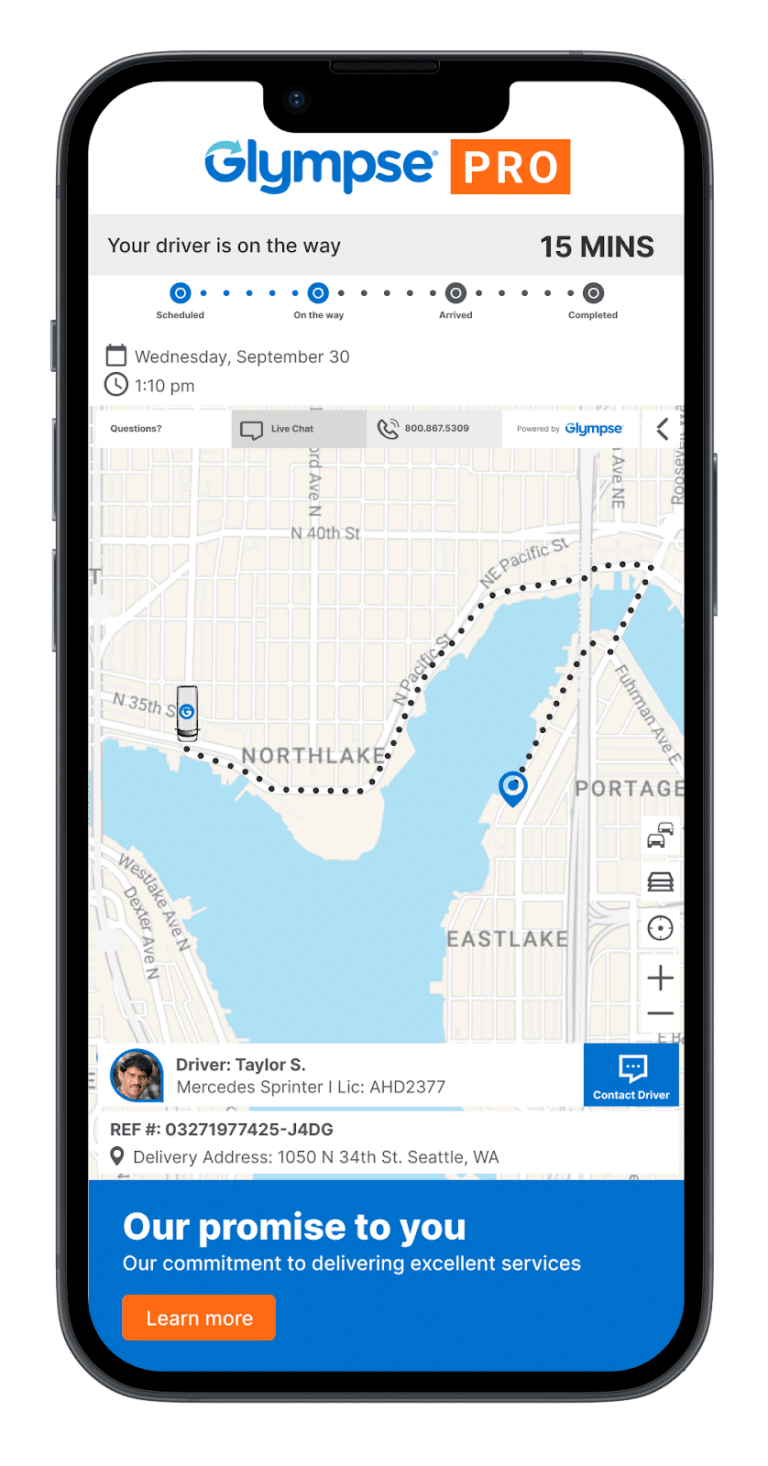 Glympse PRO for Field Services, Delivery and Logistics - Glympse PRO